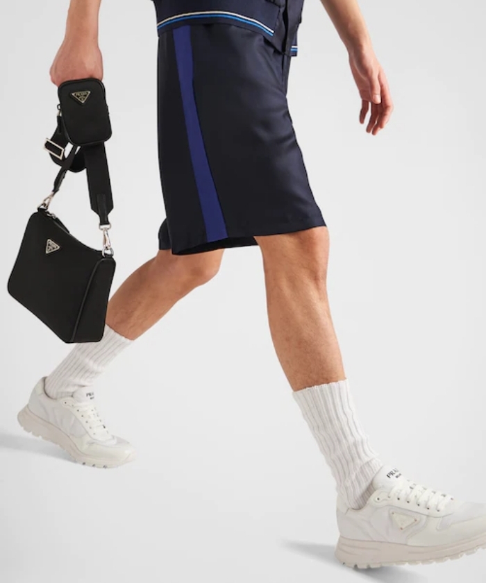 プラダ PRAX 1 Re-Nylon ×ブラッシュドレザー スニーカー プラダ PRAX 1 Re-Nylon ×ブラッシュドレザー スニーカー