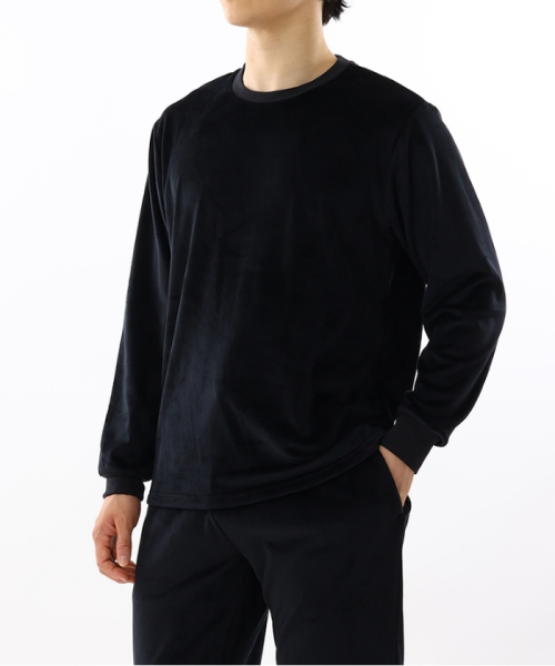Brushed Velour Long Sleeve RM8-Y005(M2380197)｜HANKYU MEN'S / 阪急メンズ
