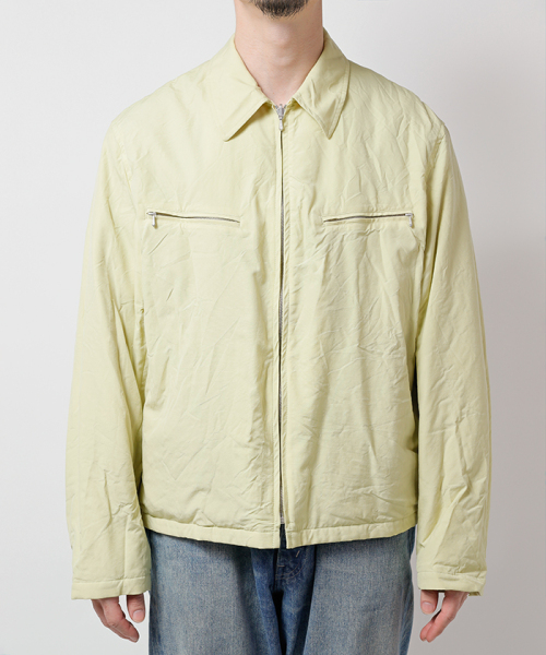 HIGH COUNT WOOL POPLIN BLOUSON A24SB01WP(M243G012)｜HANKYU MEN'S / 阪急メンズ