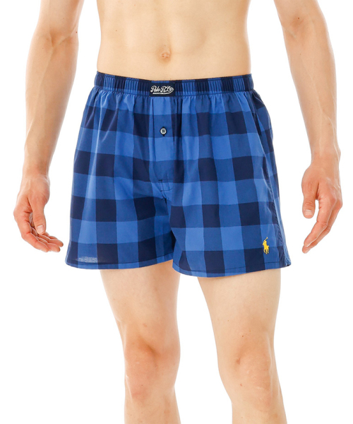 POLO RALPH LAUREN Woven Boxer Buffalo Check RM4-A103(M2480205)｜HANKYU ...