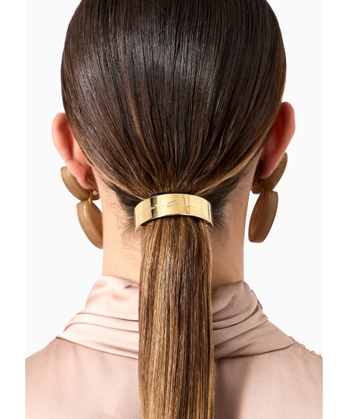 ヘアアクセサリー メタル製 シグネチャーロゴ(X242A019)|阪急 ヘアアクセサリー メタル製 シグネチャーロゴ(X242A019)|阪急